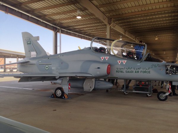 Asian Defence News: Royal Saudi Air Force Hawk T-165 (2104) arrived ...