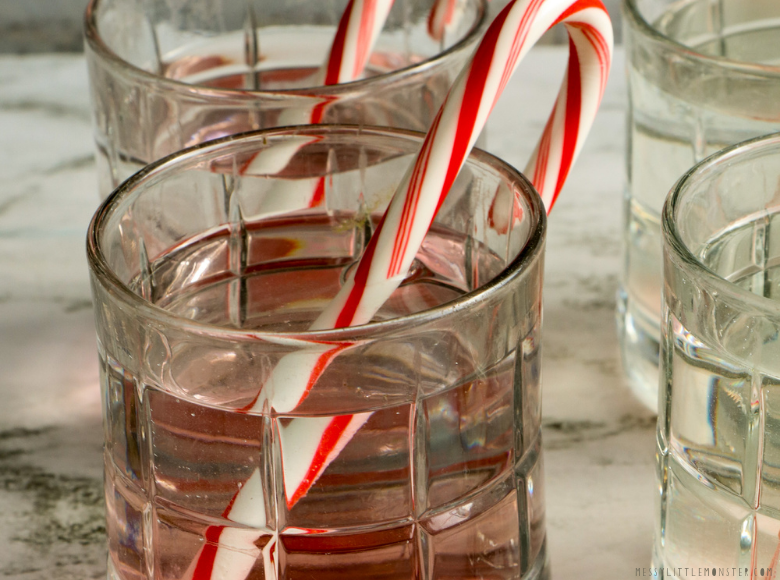 Dissolving Candy Canes Science Experiment - Messy Little Monster