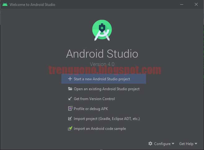 Catatan masa lalu: Mengkonfigurasi Android Studio Setup Wizard untuk ...