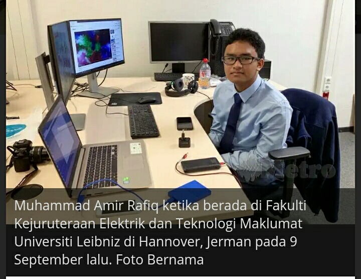 Muhammad Amir Rafiq Mohd Rafee Melanjutkan Pendidikan PHD Muhammad Amir Rafiq Mohd Rafee Melanjutkan Pendidikan PHD