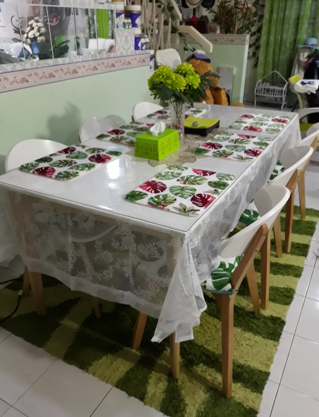 COWBOY CARI ALAS MEJA PVC SOFT GLASS JER