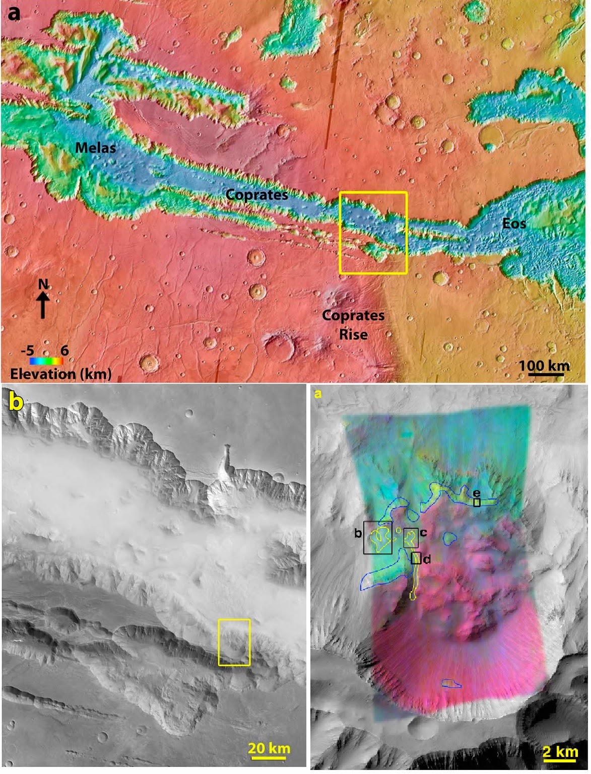 Sciency Thoughts: Hydrated silicate minerals in the Mariner Valley, Mars.