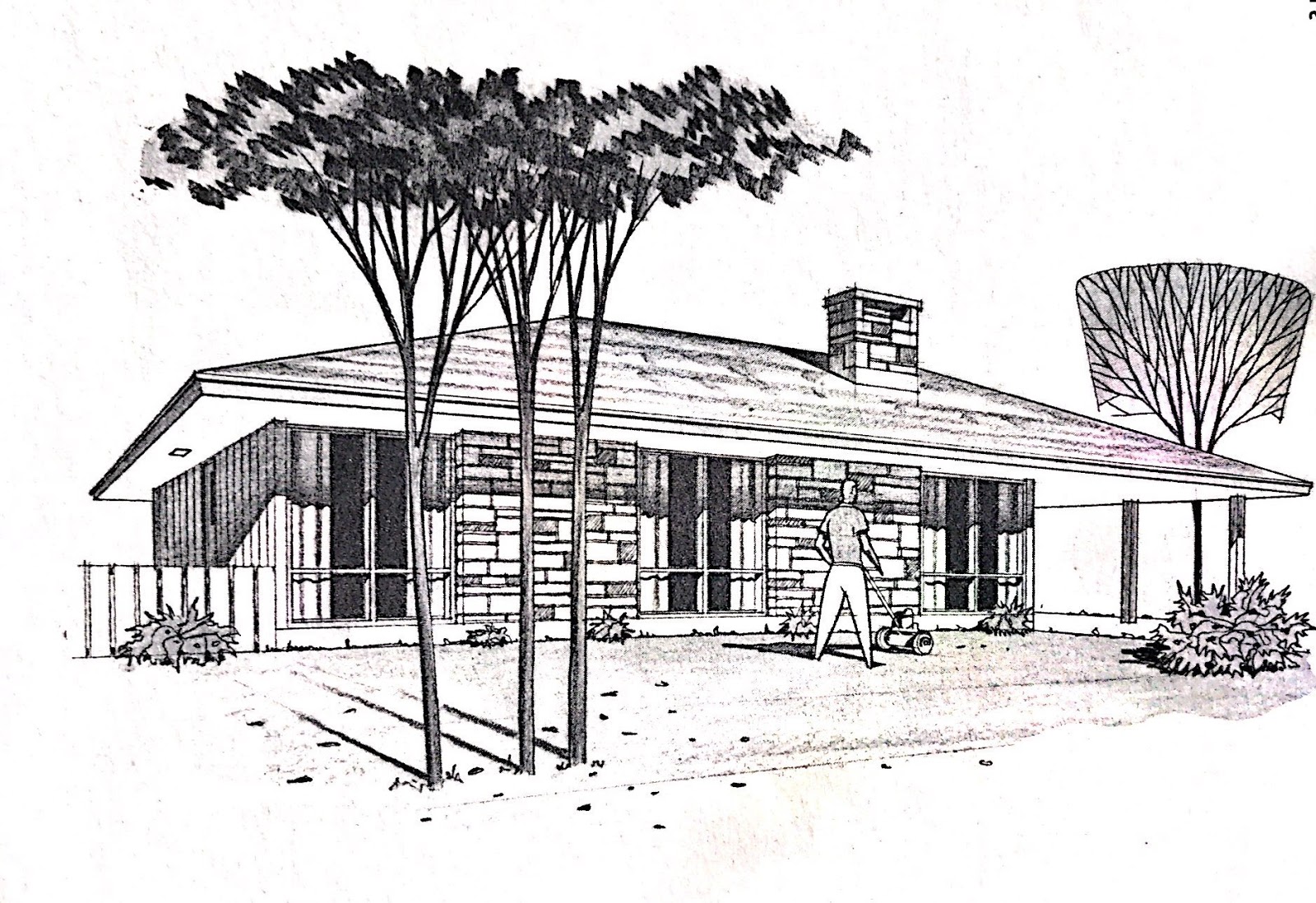 The Art of the Mid-Century Floor Plan - Part 2: The Facade