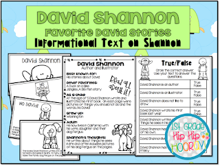 1st Grade Hip Hip Hooray!: Favorite David stories with author ...