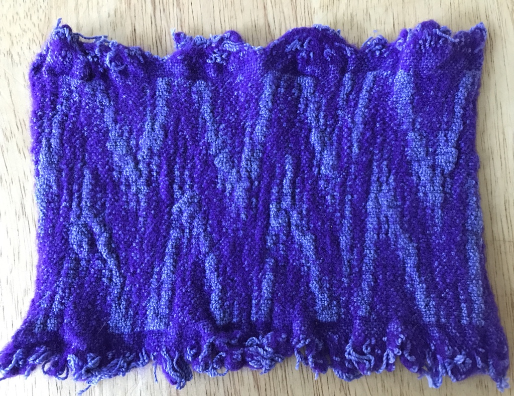 Random Acts of Color: Waves of Color: Double Weave with Echo Threadings