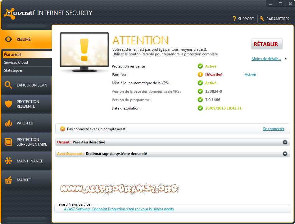 Avast internet security 5 0 584 software license till feb 2017 : retabverb