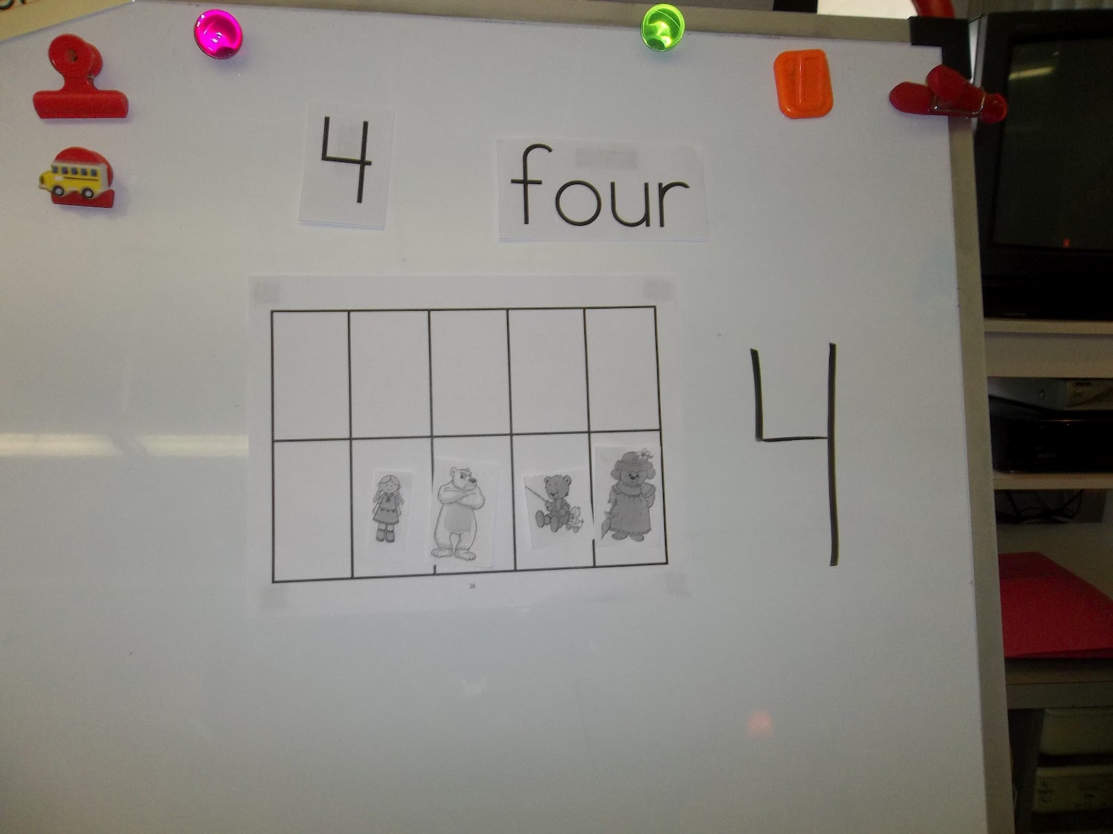 Mrs. Stuart's Munchkin Land!: Introducing the Number Four....