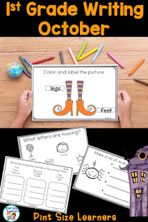 October/Halloween Resources for First and Second Grade - Pint Size Learners