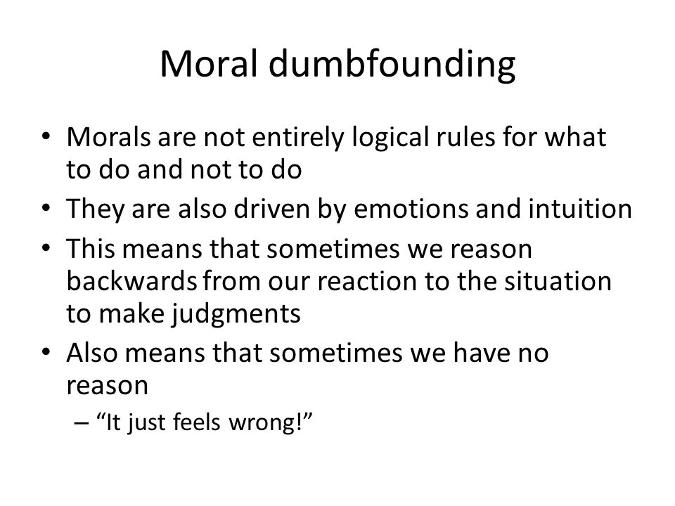 Ethics and Psychology: Reasons or Rationalisations: The Role of ...