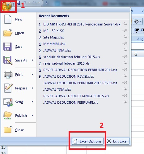 aRiniNech: Excel : Menampilkan Menu Developer di Excel 2007