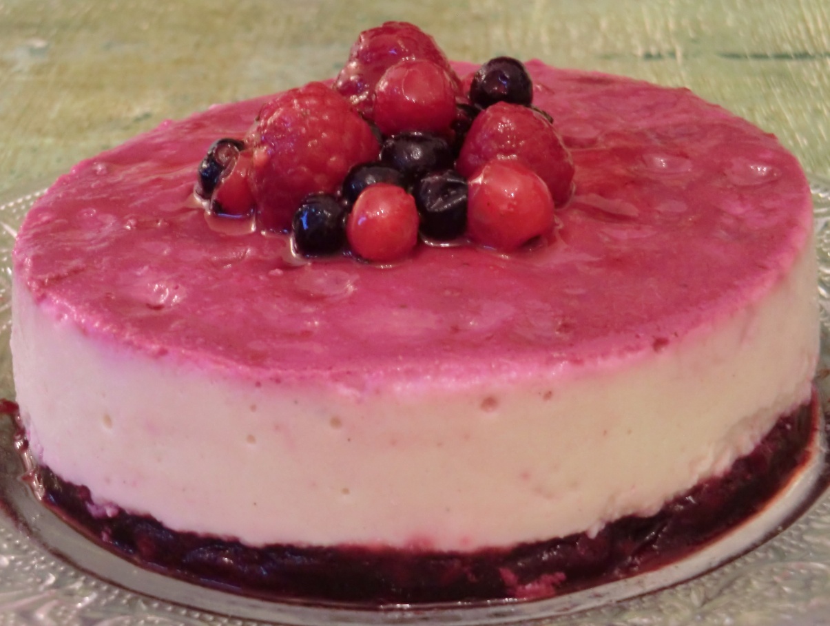 Bavarois extra light au citron et aux fruits rouges sans gluten ni ...