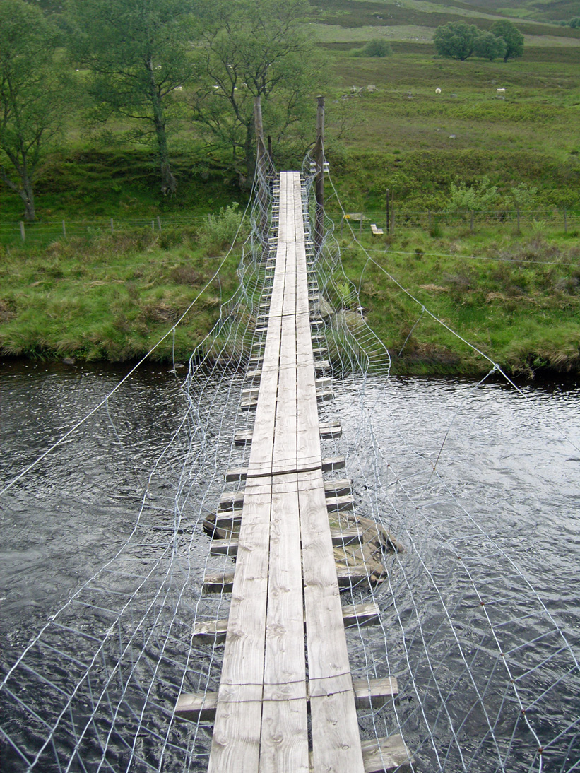 The Happy Pontist: Scottish Bridges: 54. Footbridge at Invermark