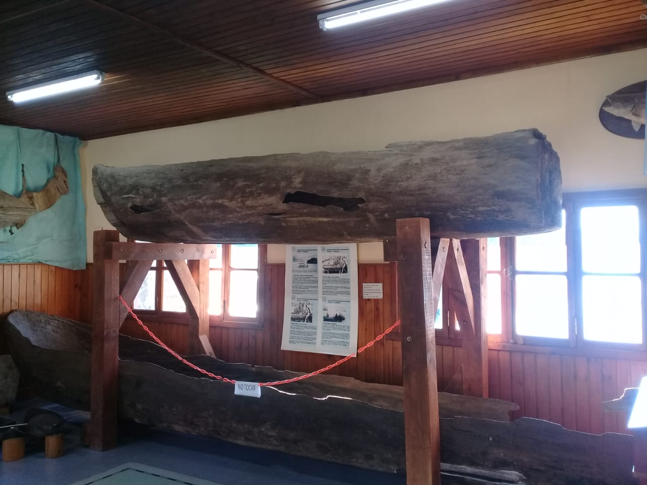 MUSEO HISTÓRICO REGIONAL VILLA LA ANGOSTURA: CANOA MONOXILA-HUAMPU O BONGO