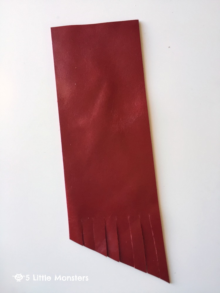 5 Little Monsters: Kids Crafts- Leather Bookmarks