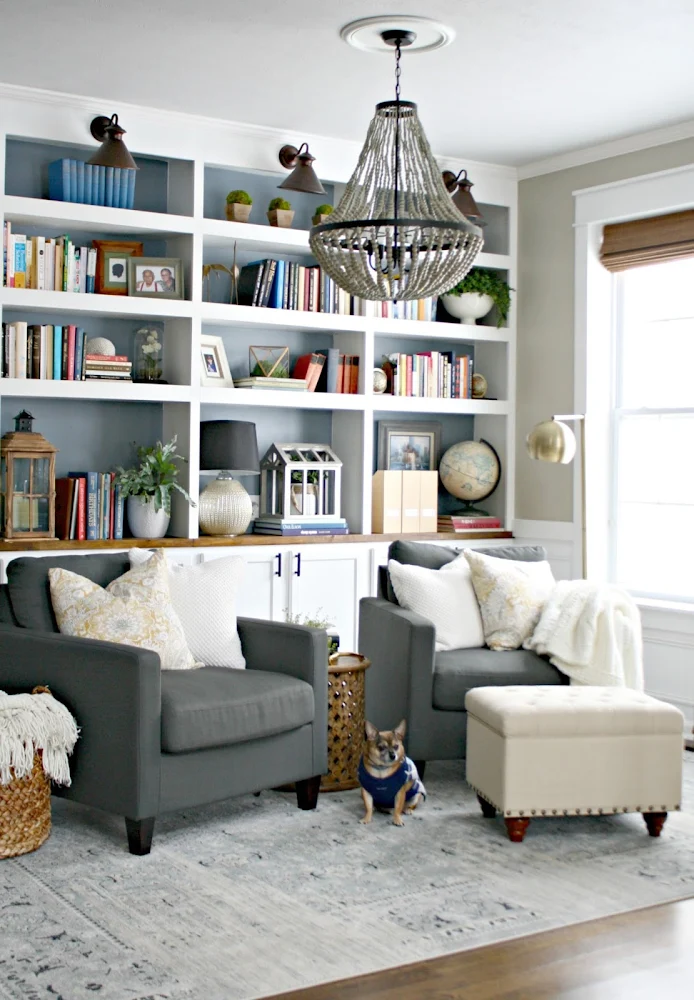 The Library Is Complete! (for Real This Time) | Thrifty Decor Chick ...