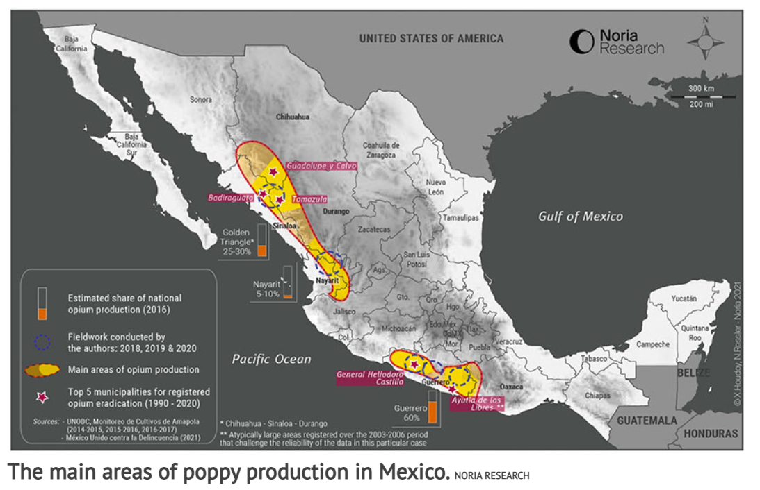 Project Maps Opium Poppy Cultivation; Production Centered in 59 ...