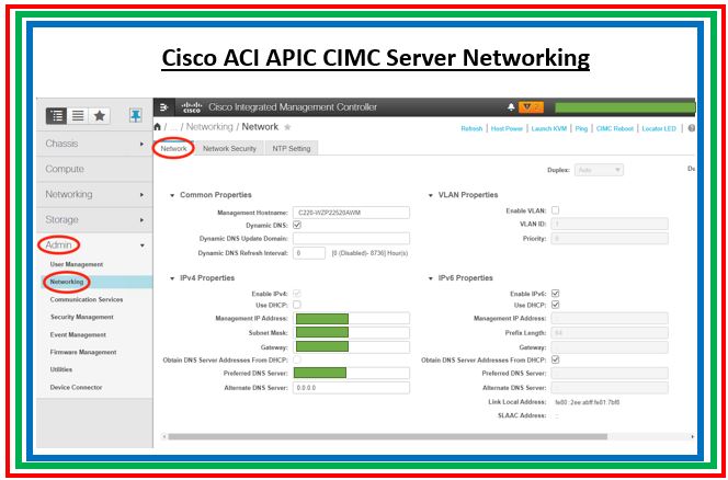 Part 2: How to Verify DNS, NTP, SNMP, Syslog on Cisco ACI APIC CIMC ...