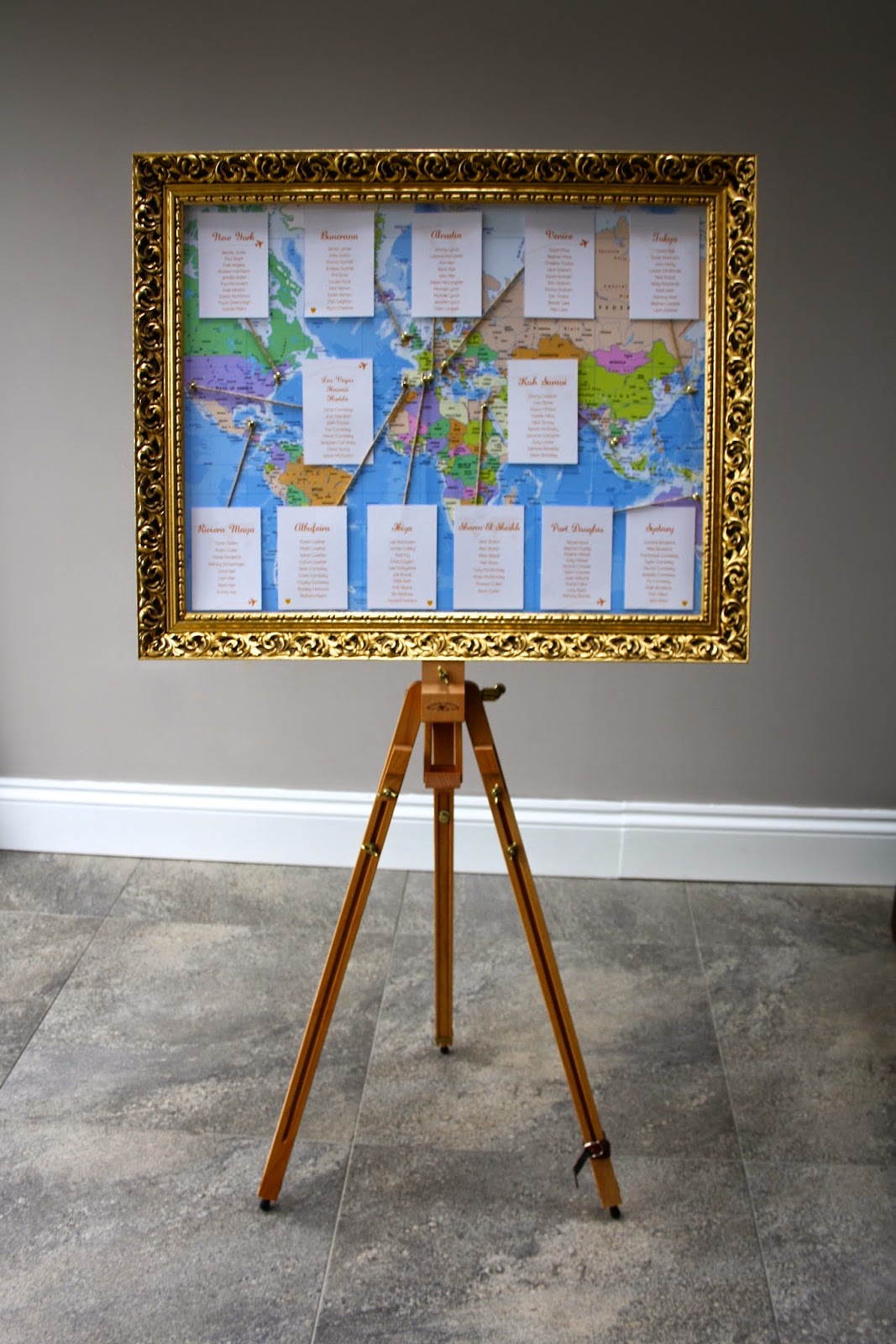 Rodo Creative Bespoke Wedding Stationery: Eve and Kieran's World Map ...