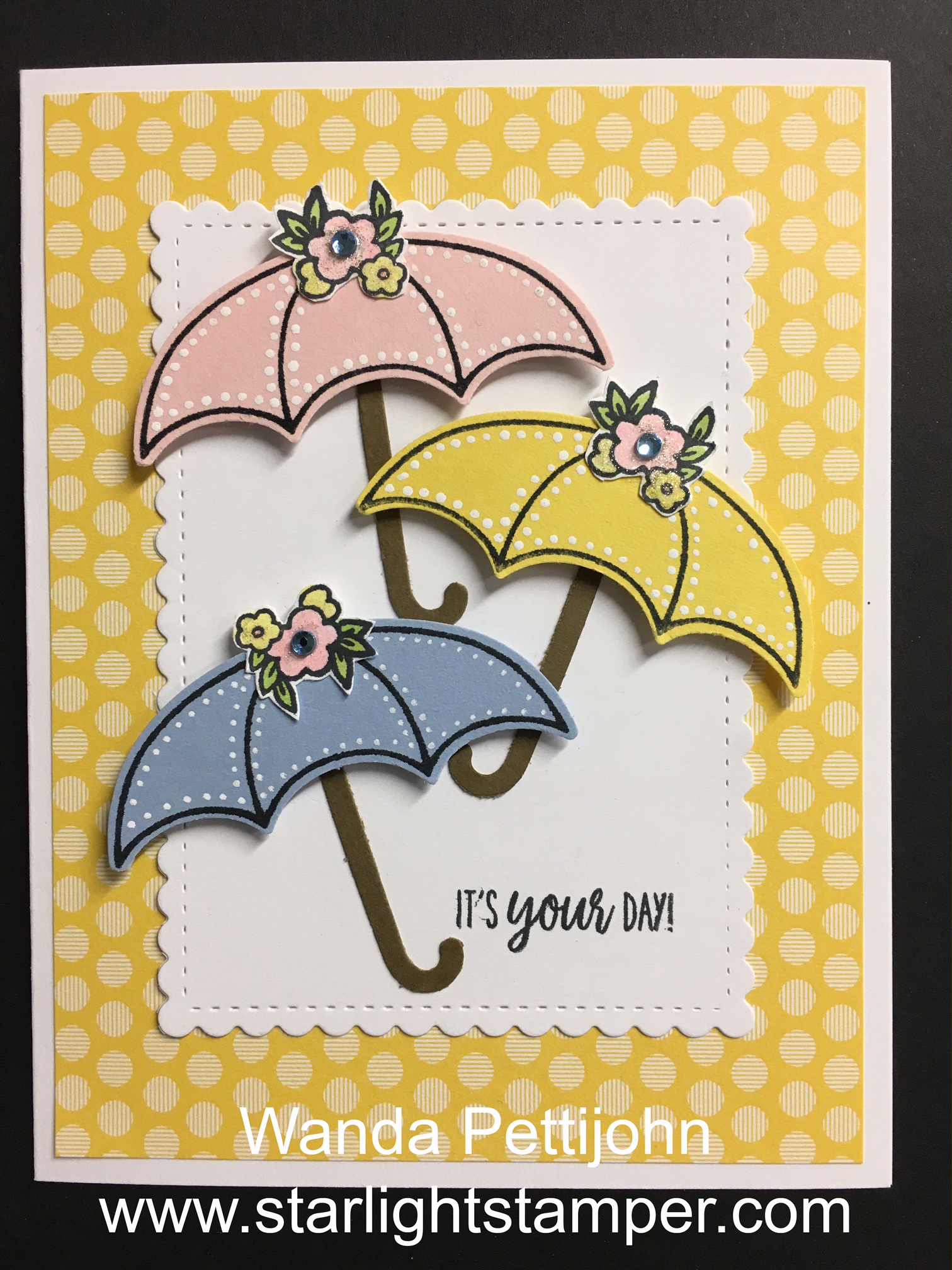 My Creative Corner!: Under My Umbrella, Baby Shower Card