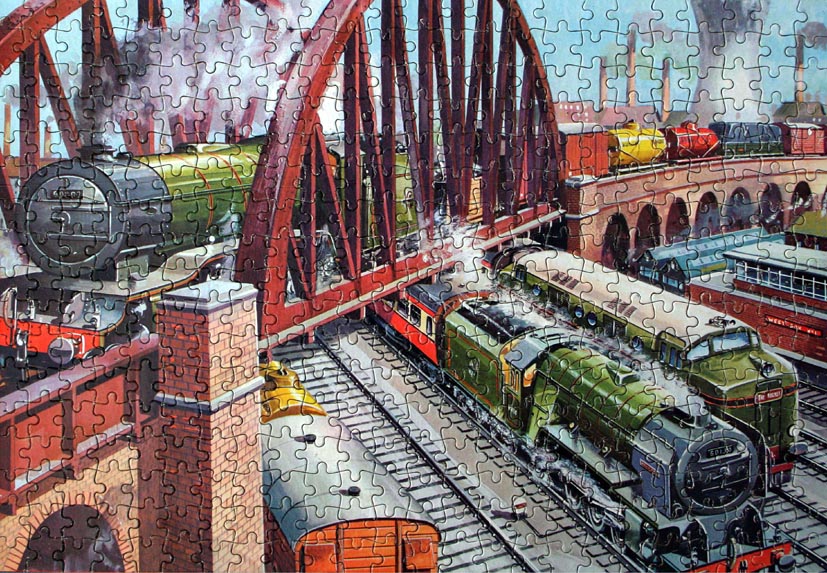 STEAM TRAINS AND JIGSAW PUZZLES: The Busy Junction