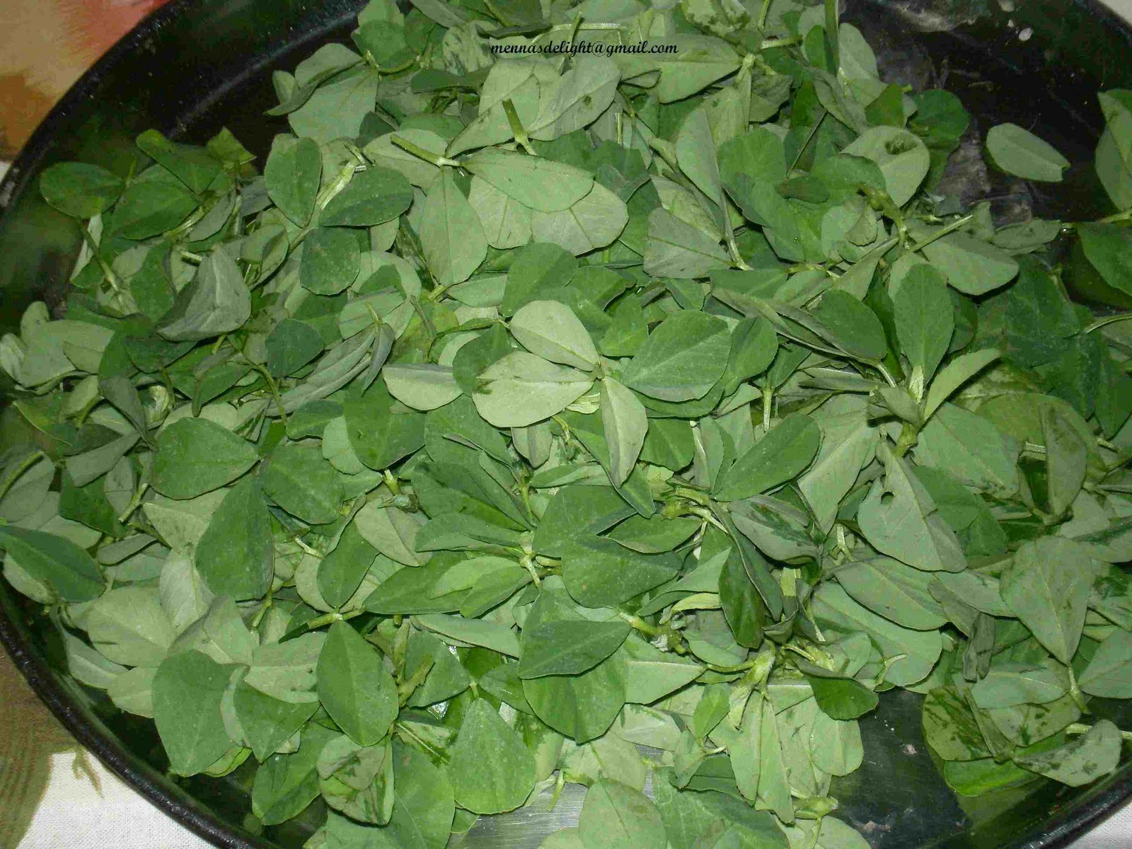 Foodie Delights Bangalore - Life n Spice: Potatoes with Fenugreek leaves