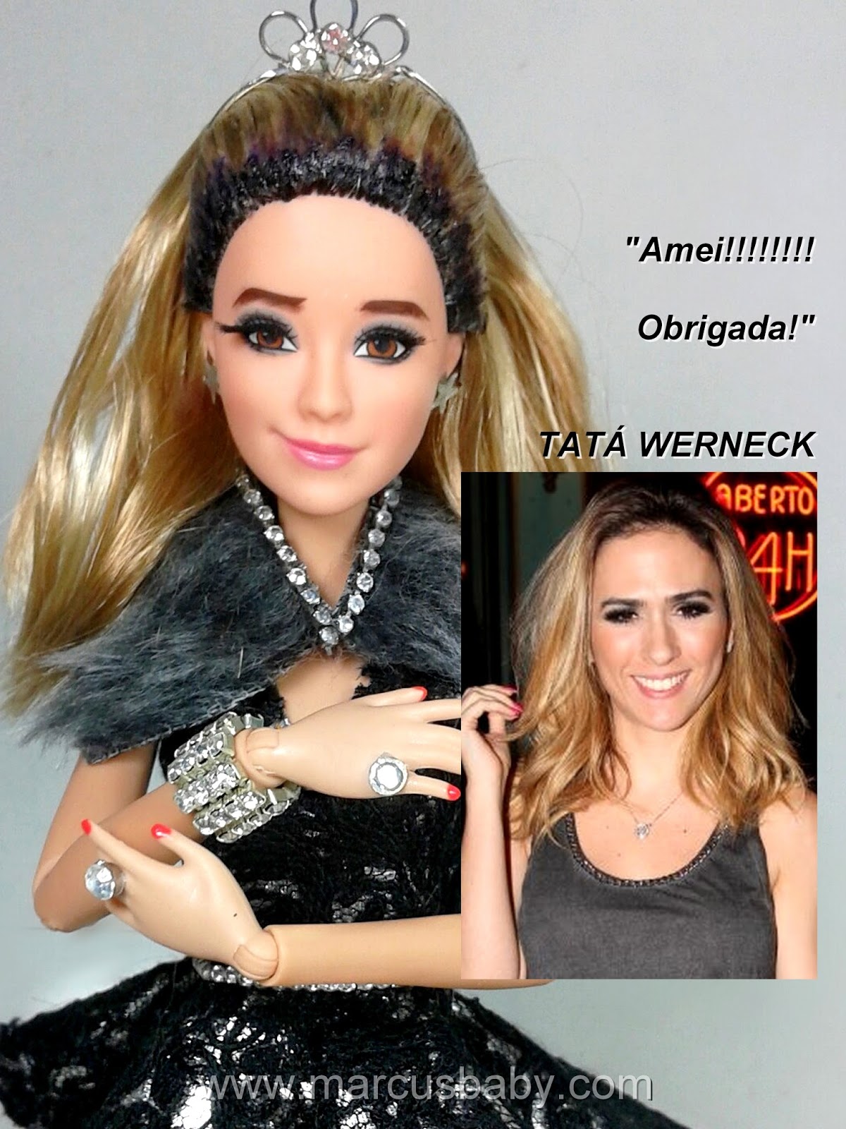 BONECOS DO BABY: Tatá Werneck curte sua boneca e posta foto no Instagram