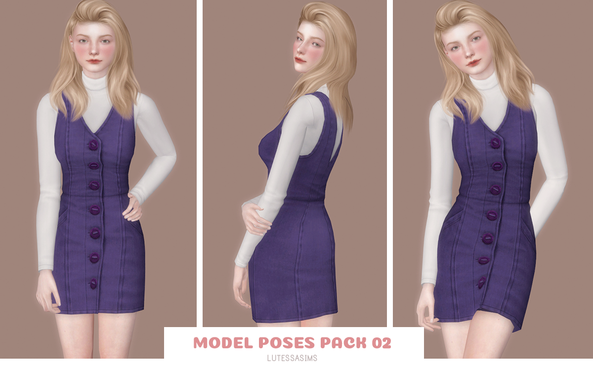 Model Poses 02 – LutessaSims