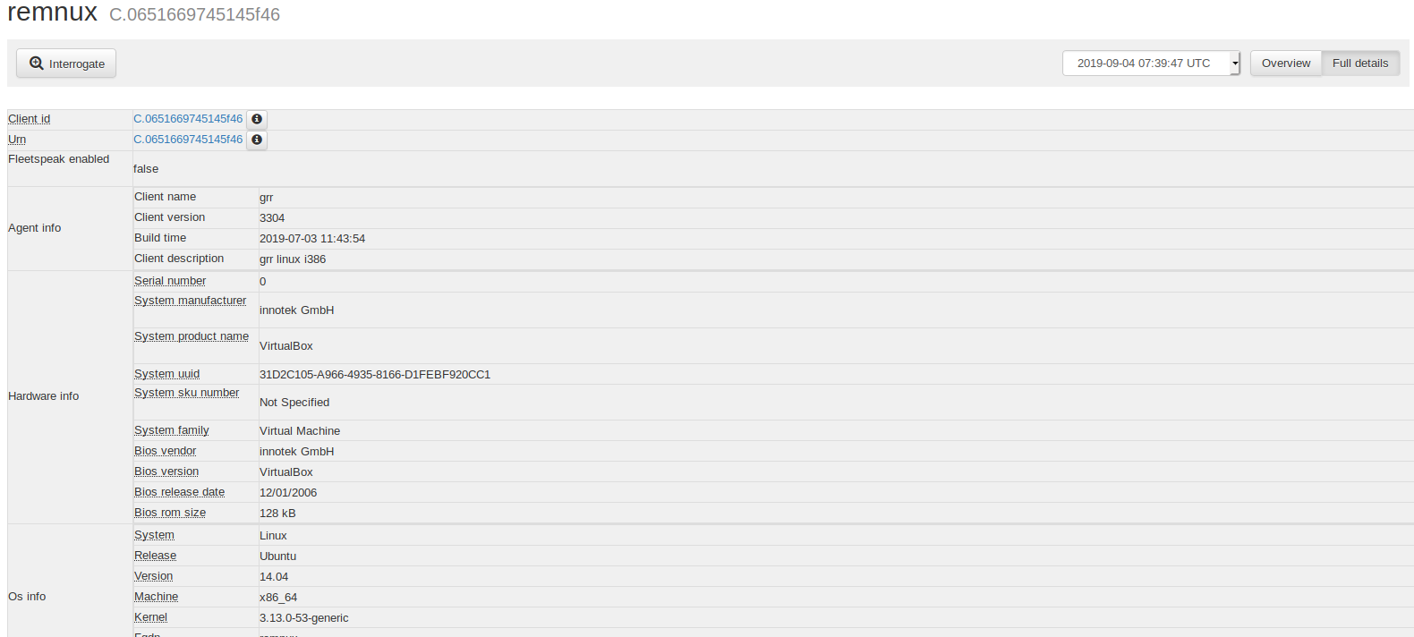 GRR - Google Rapid Response