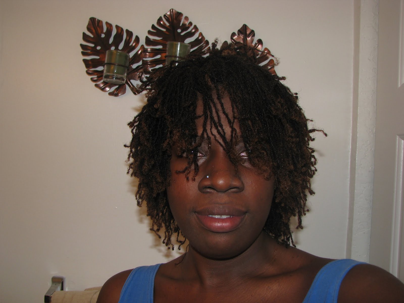Kreyola's Journeys: Flat Iron Result on Micro Sisterlocks