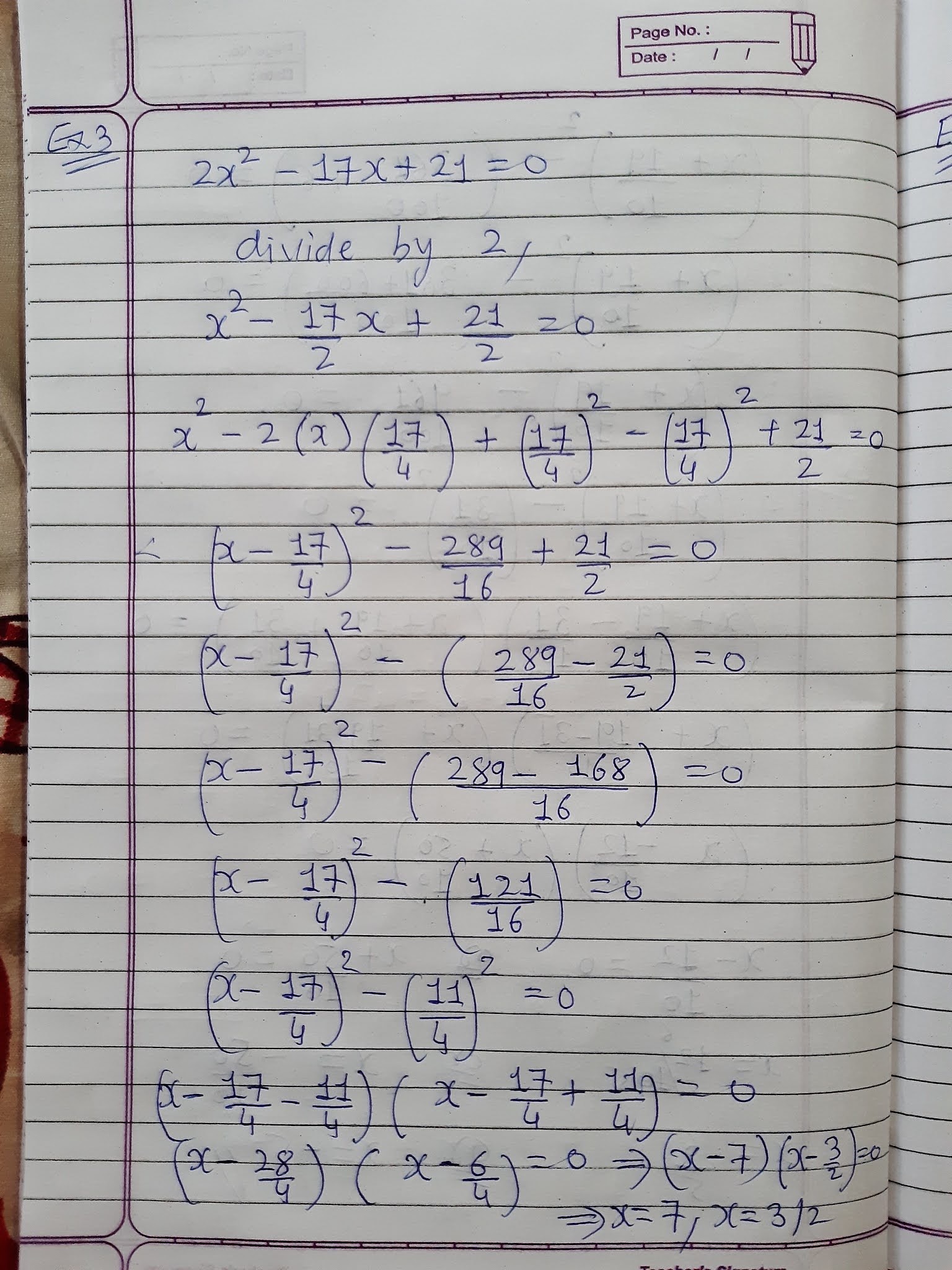Math Grade 10th Quadratic Equations 17 07 20 Class Work Math Grade 10th Quadratic Equations 17 07 20 Class Work
