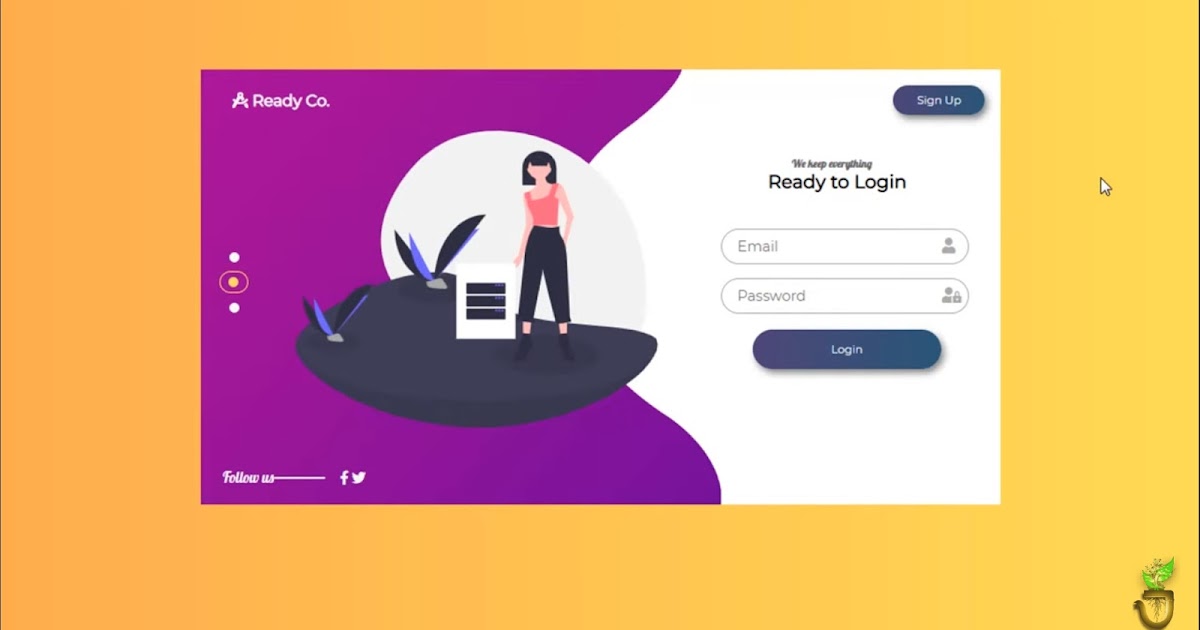 Advanced login UI source code (carousel)