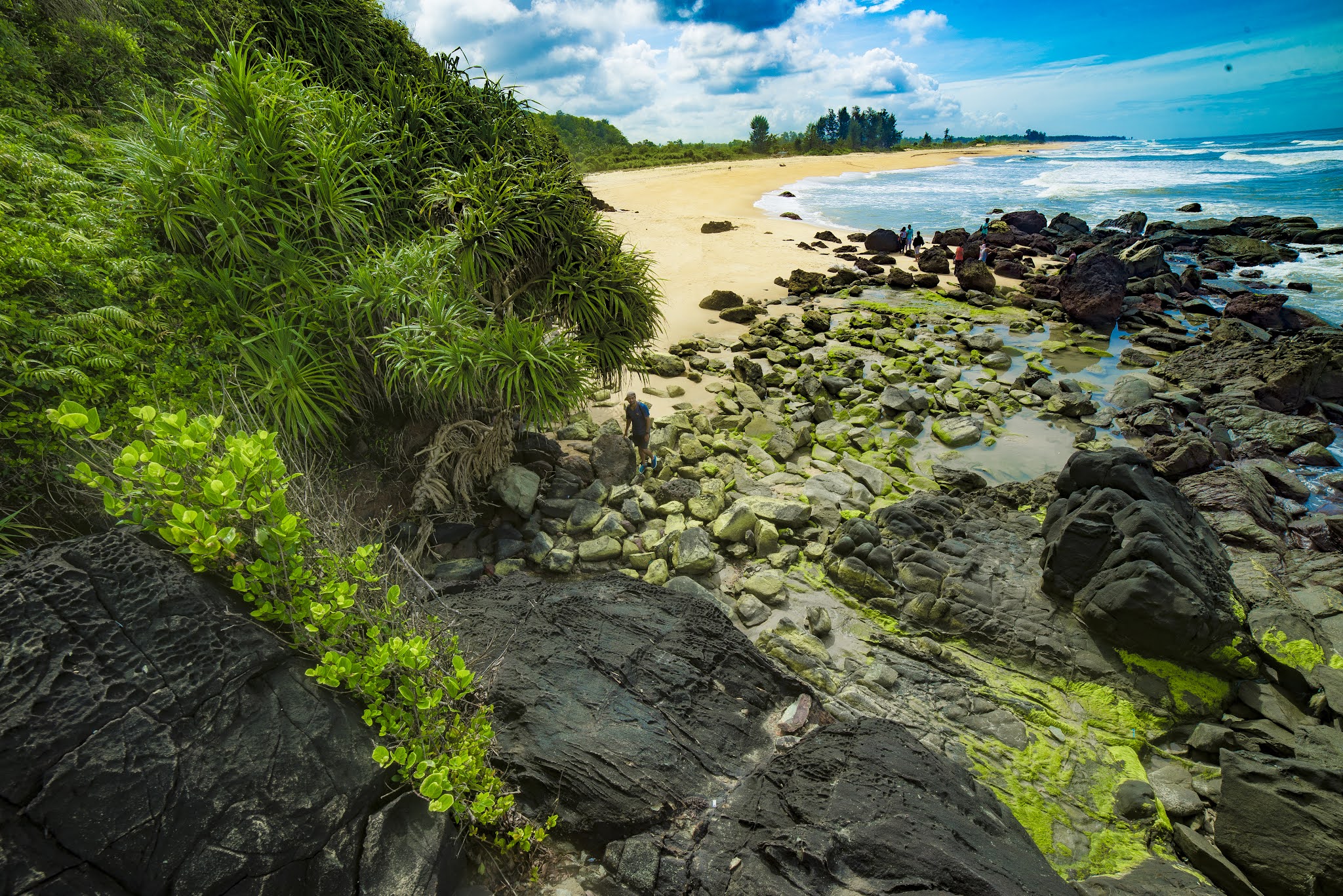 The Scintillating secret beach trek of Ramanagindi