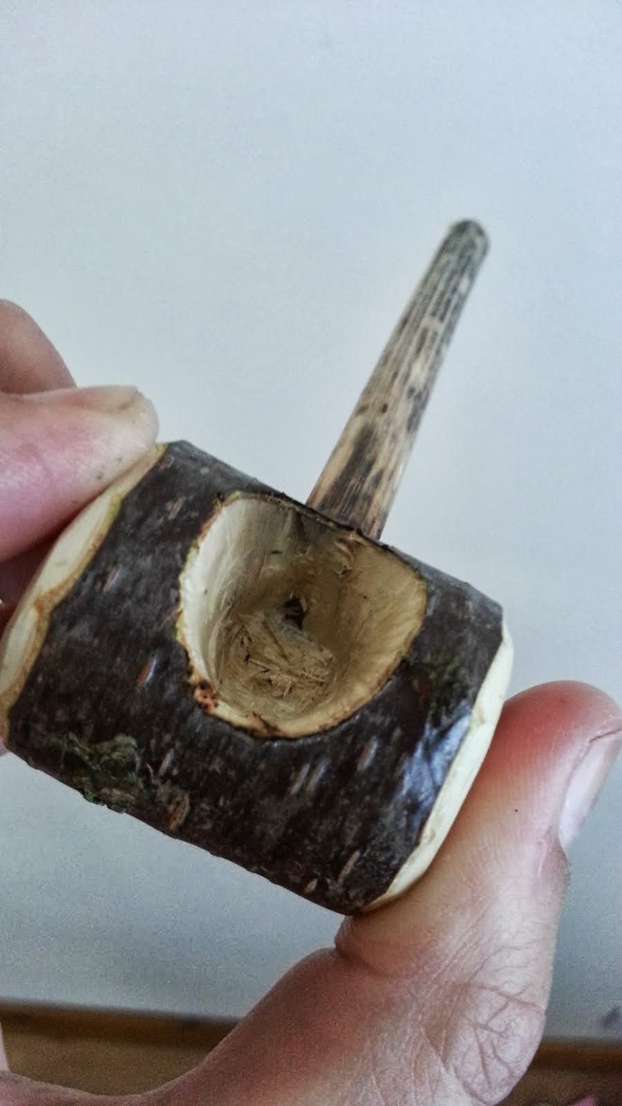Belfast Bushcraft Blog: Bush pipe