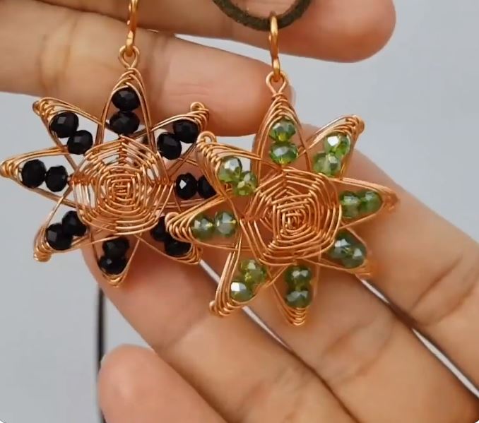 Wire Wrapped Star Pendant Can Be Used as a Christmas Ornament / The ...