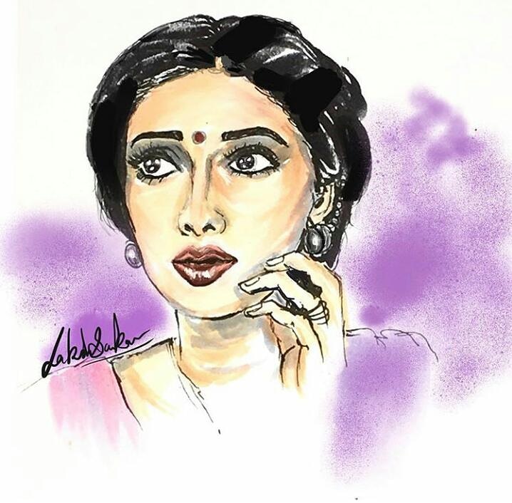 Sridevi: Sridevi fan art