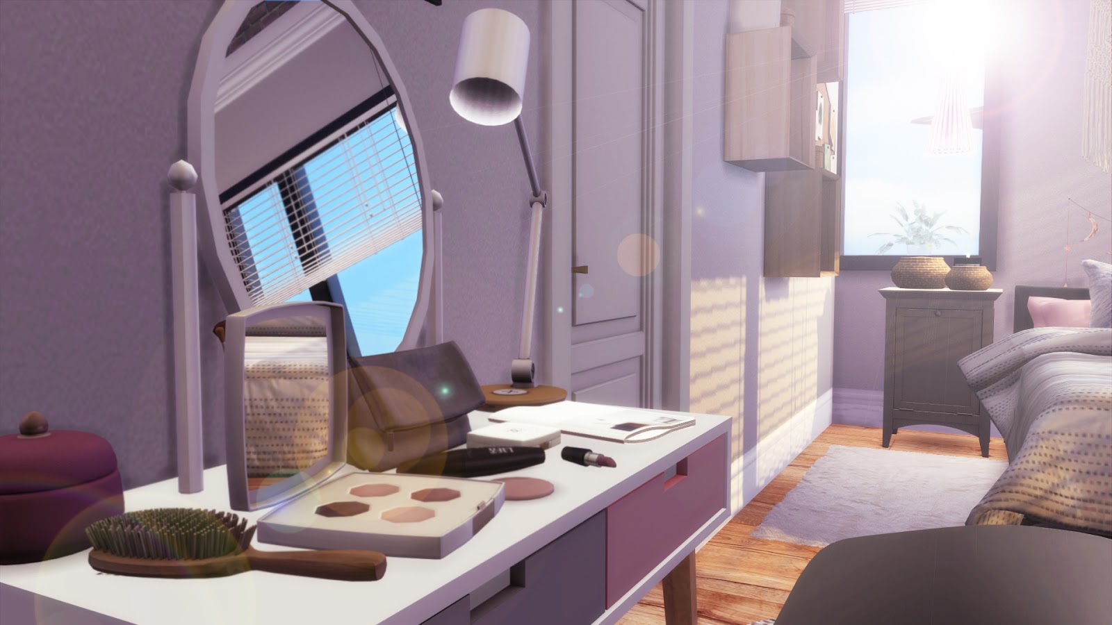 SIMS 4 - REALISTIC INSTA STYLE MODERN APARTMENT DL + CC - Bárbara Sims