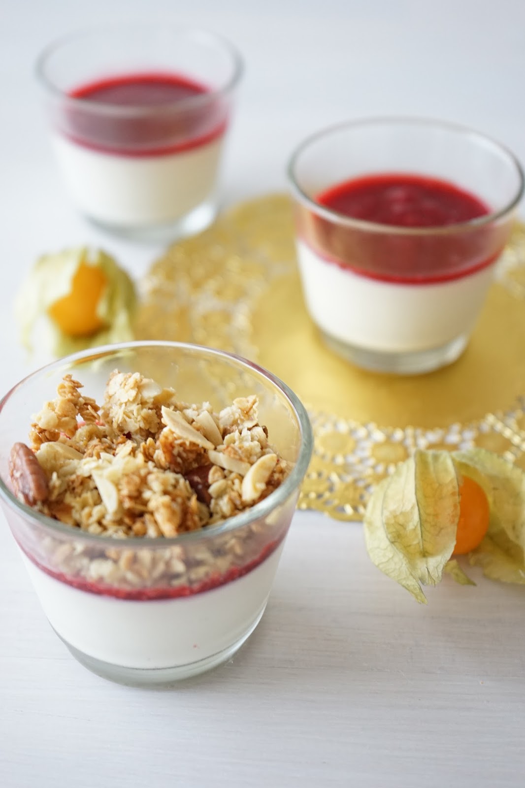 The Cook Time: Panna cotta, coulis de fruits rouges et granola ...