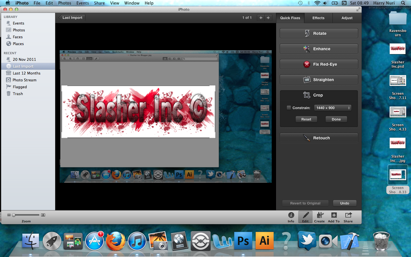 Slasher Inc. ©: 'Slasher Inc' logo
