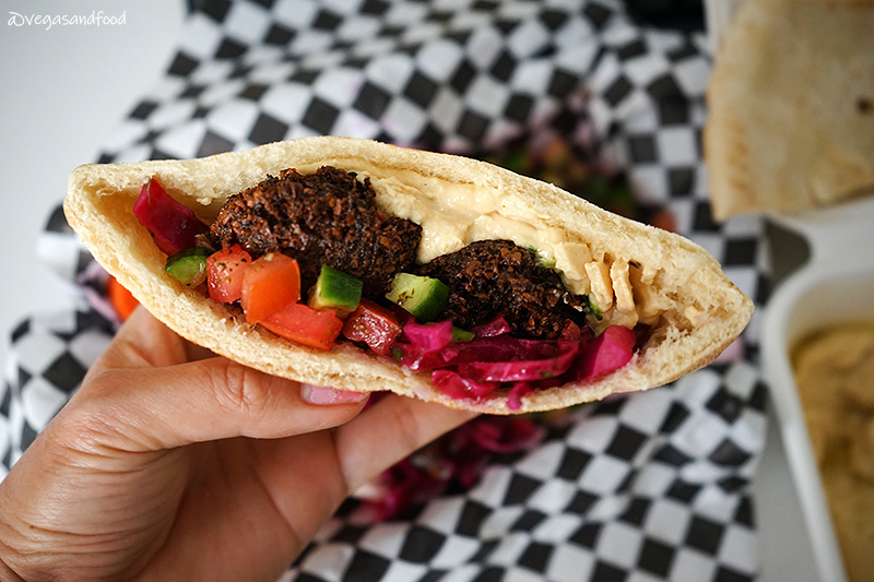 Israeli VEGAN street food at B'ivrit - Silver Lake - Vegas and Food
