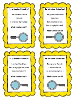 Bookish Ways in Math and Science: Monday Math Freebie - Be a Number ...