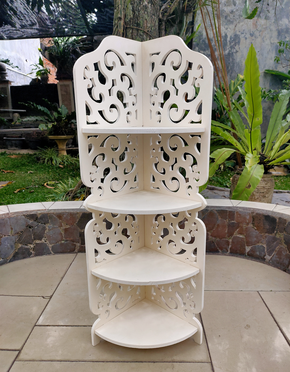 Din Antik: Rak Interior Desain Moderen Minimalis PVC Borad