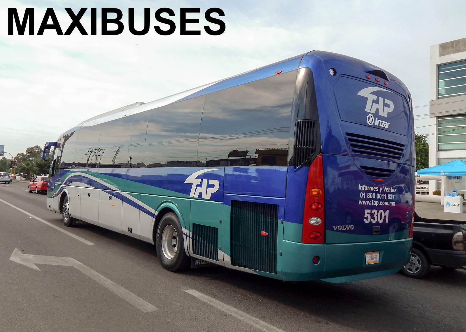 MAXIBUSES: TRANSPORTES Y AUTOBUSES DEL PACÍFICO (TAP) - NUEVAS UNIDADES