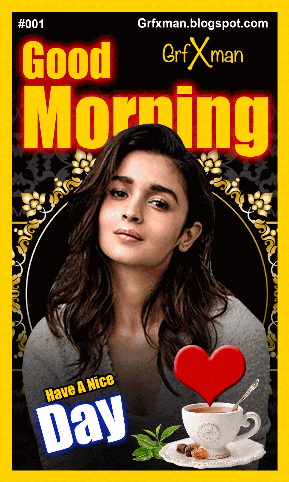 GrfXman: WhatsApp Status HD GIF animation - Good Morning - Design #001