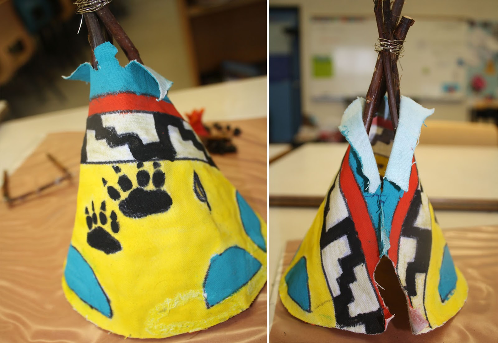 artisan des arts: Grade 6 Tipis (Teepees?)