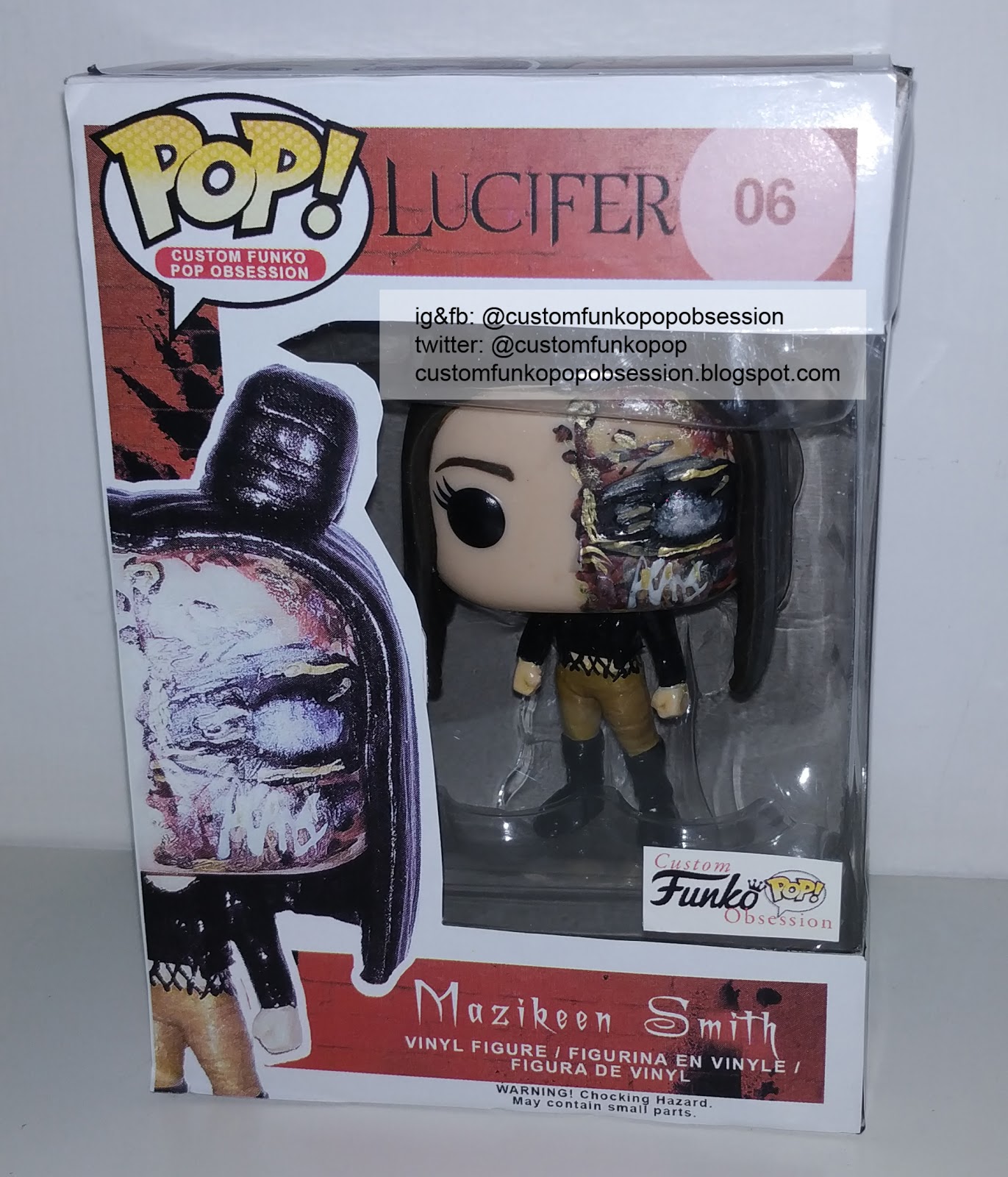 Lucifer Custom Funko Pop Of Mazikeen Smith