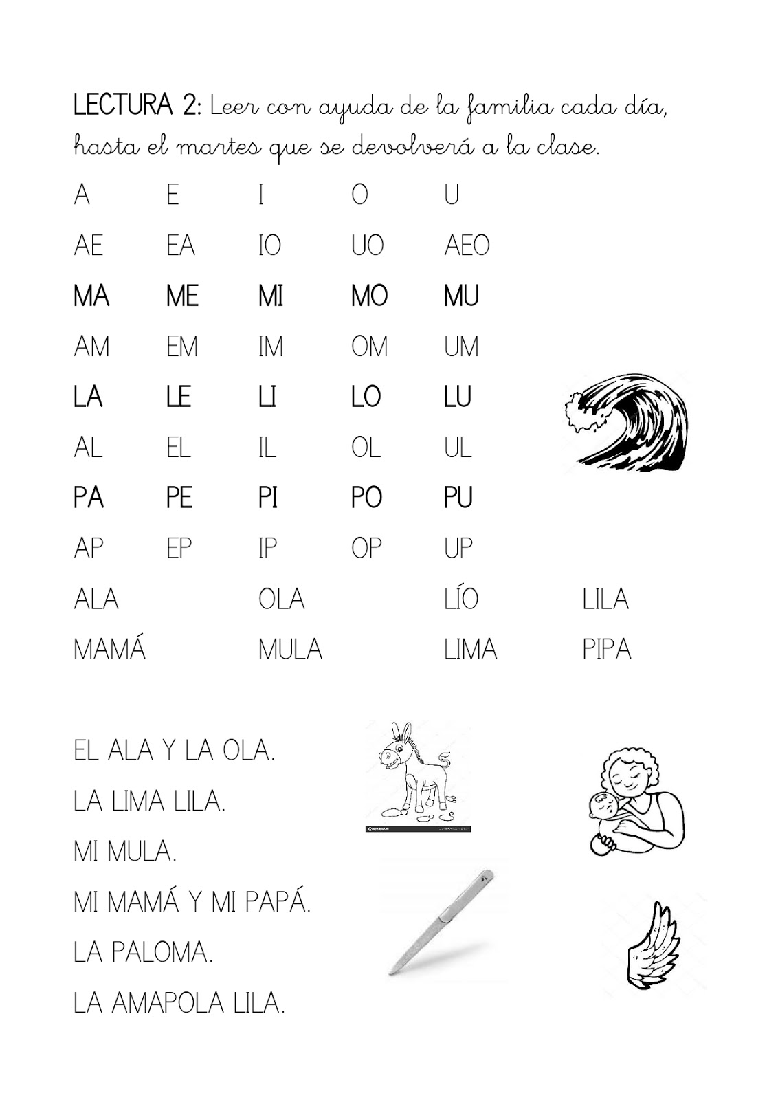 Actividades Para Trabajar En El Aula: Práctica De Lectura 08D