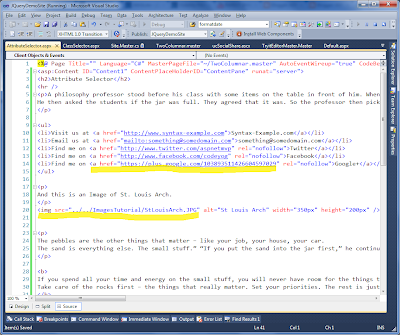 Attribute Selector examples in JQuery - Asp.Net, C#, SQL Blog