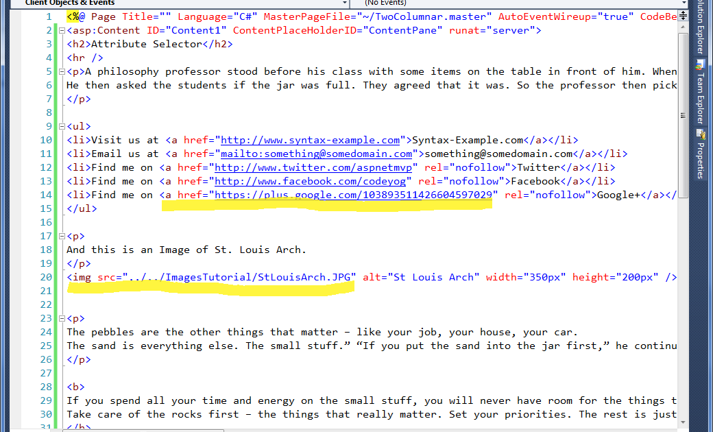 Attribute Selector Examples In Jquery Aspnet C Sql Blog