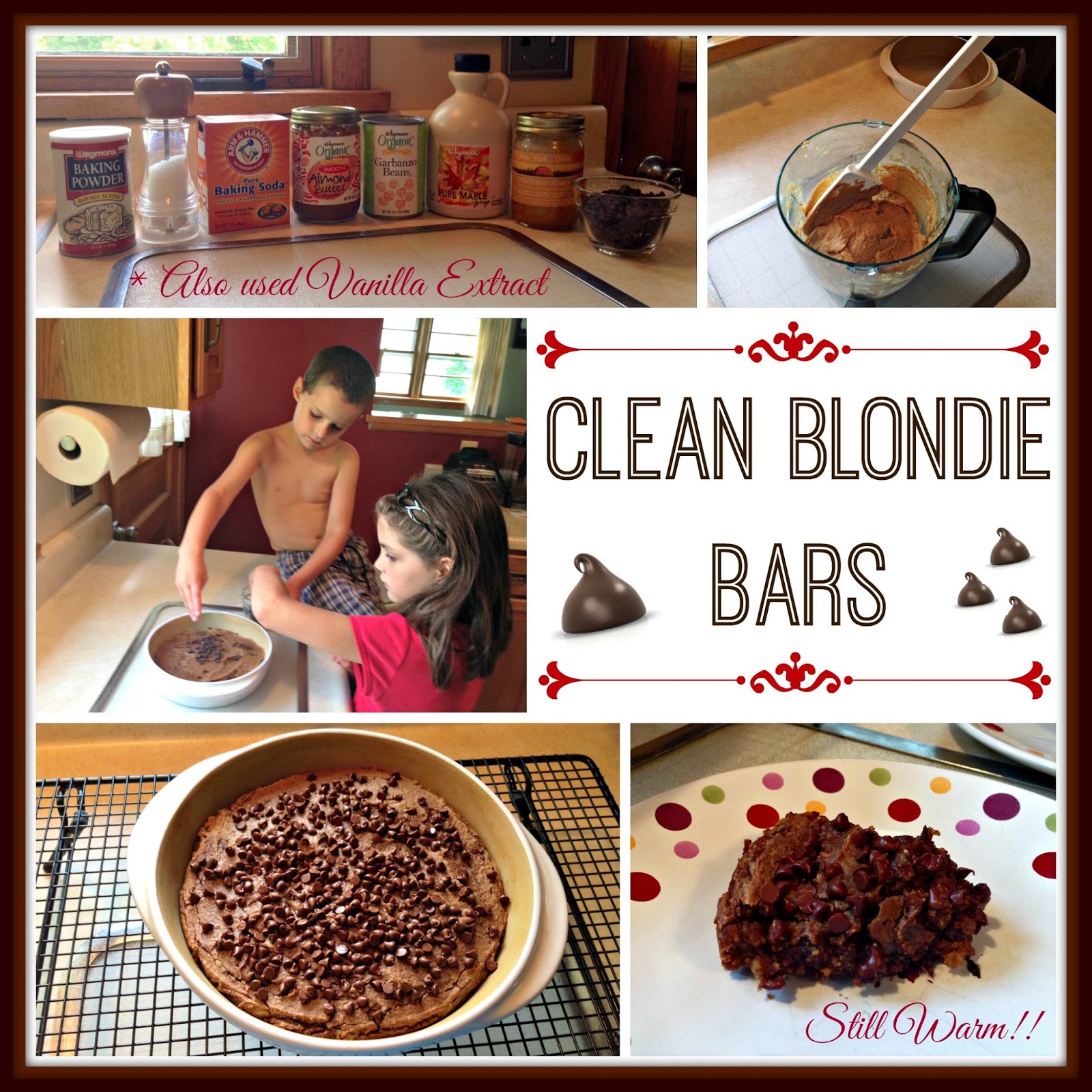 Kitchen Window: Clean Blondie Bars