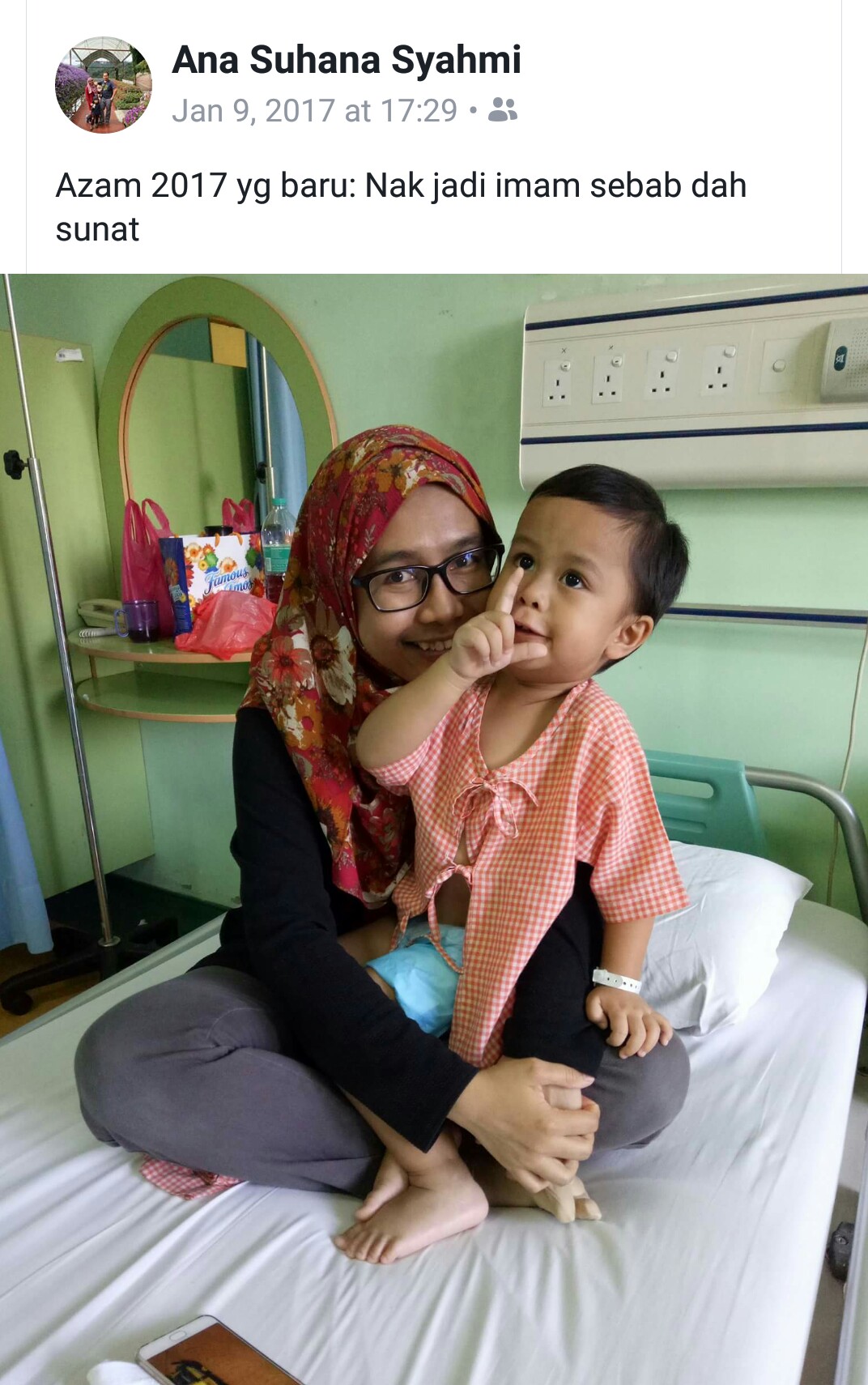 Pengalaman Sunat kan Syafi Seawal 3 Tahun Secara Smart Clamp - Ana Suhana